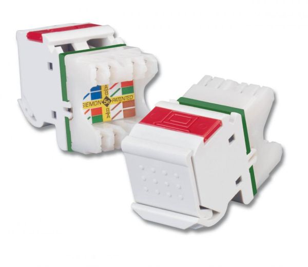 Модуль Siemon MX5-F25B ×RJ45 кат.5е белый купить в Москве